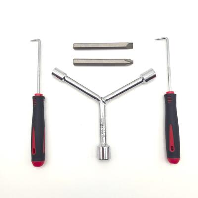 Specialized tools for disassembling washing machines, includ