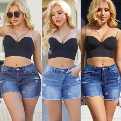 Women's jeans slimming and stretch denim shorts for women
