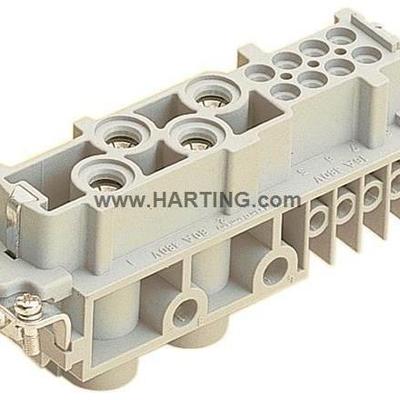 09380122701原装德国HARTING4+8+接地HANK4/8-F-S母头连接器