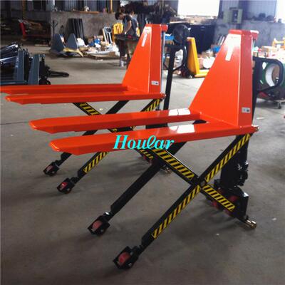 直销MD-H10/15高行程叉车手动剪式升高搬运车剪刀叉式叉车