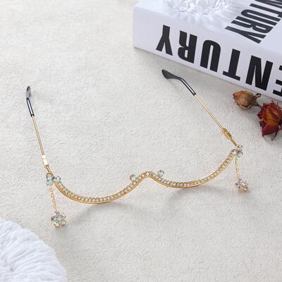 Decorative eyeglass frames with water droplets, glasses
