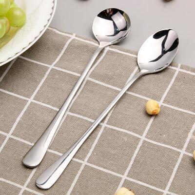 Long-handled stirring spoon, coffee small spoon, Japanese-st