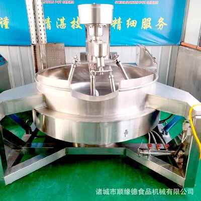 小龙虾炒制夹层锅 卤煮搅锅枣干红制AUD拌锅炒 红油酱料行星搅拌