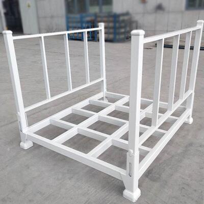 重型仓储货架纺织品货架U型围栏卷状货物折叠式可堆垛托盘夹