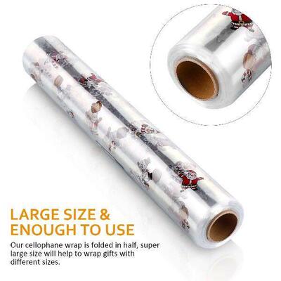 STOBOK Cellophane Wrap 25 Mil Thickness Cellophane Wrap