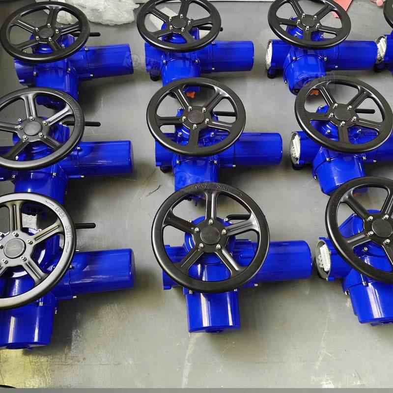 300N.M多回转阀门电动执行器DZW30-18智能一体化4-20mA模拟量控制