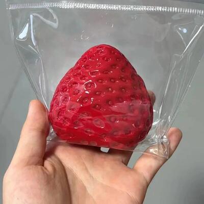 Strawberry Taba Squishy Fidget Toy - Slow Rebound Stress Rel