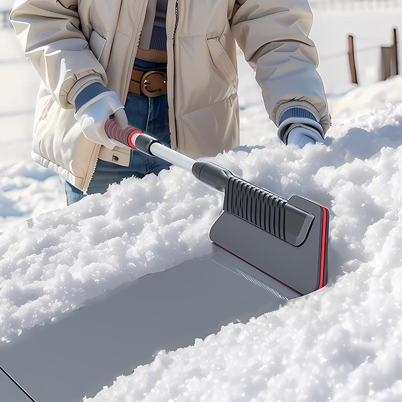 汽车除雪铲可拆卸车用雪铲多功能伸缩式除冰铲冬季扫雪清洁工具
