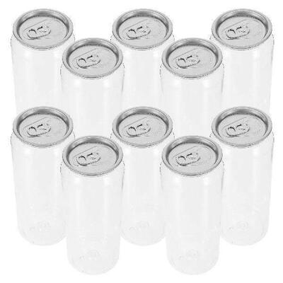10Pcs Easy Pull Lid Beverage Canning Jars Compact Bottles