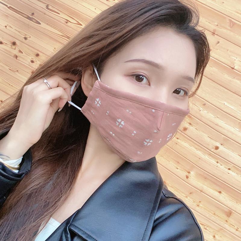 全棉纱布男女口罩3祇装 A类面料健康透气亲肤可洗纯棉无萤光剂