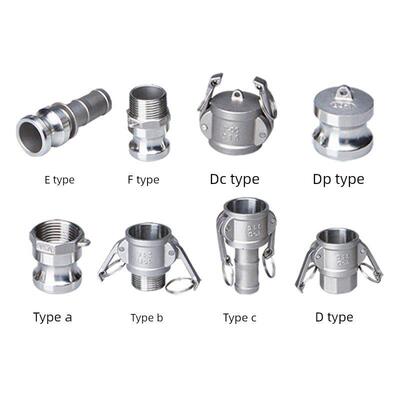 304不锈钢快速接头单插式公母头Abcdef型皮管水管快速接头4分钟6