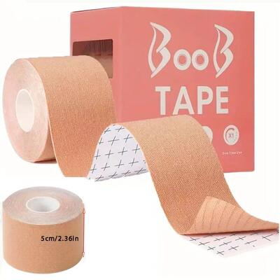 Elastic Breast Lifting Tape, Skin Tone Invisible, Breathable