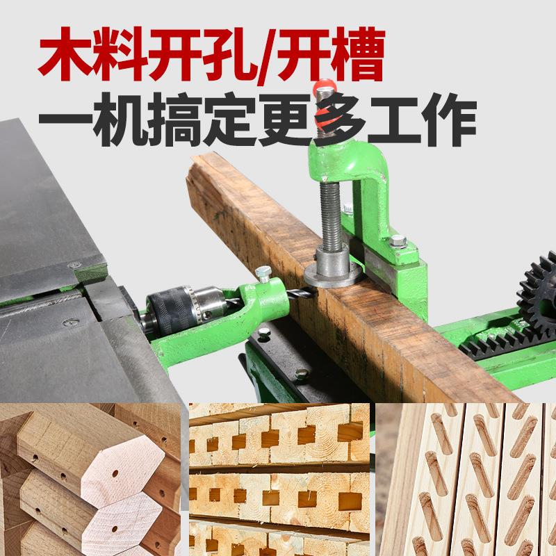 新款多功能台式工台刨刨压刨木刨电锯台887锯平刨木机三电合一刨