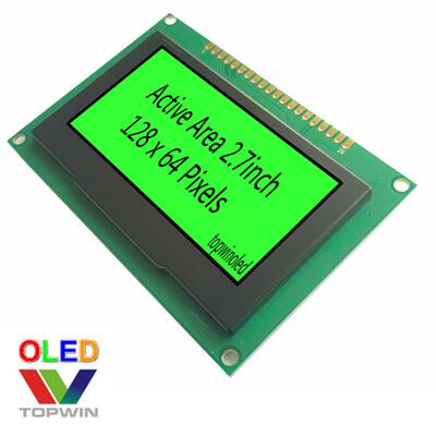 2.7英寸oled液晶显示模块大尺寸绿色光TW28642270B03兼容ssd1322