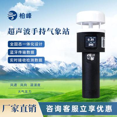 超声波手持式气象仪便携气象站多参数综合气象仪手持雨量监测设备
