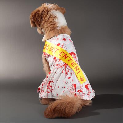 Pet Halloween Seal Stamp Personality Dog Winter Coat