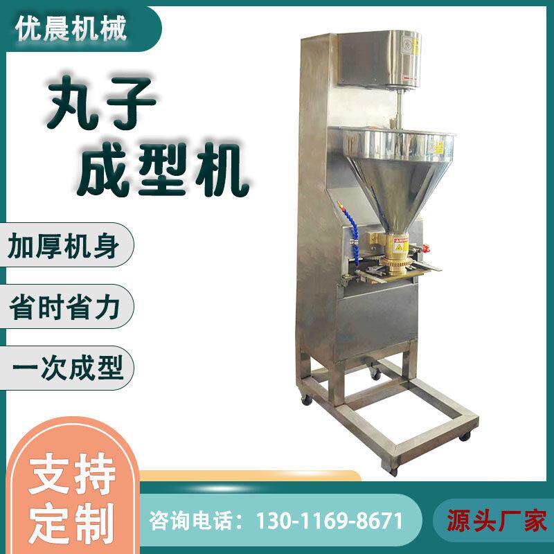 立式电加热肉丸成型机全自动蒸煮烫池鱼丸牛肉丸子加工商用机