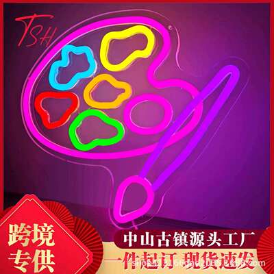 MerryChristmas圣诞节霓虹灯气氛派对装饰灯过年字母发光字跨境