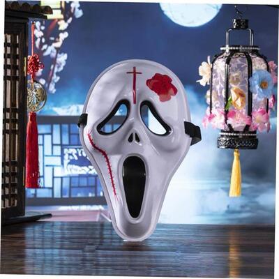 Scream adult party dress up mask for Halloween Ghost head