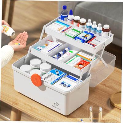 Medical first aid home medicine storage box manufacturer wh