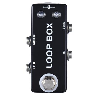 线路选择器LOOP BOX环路切换开关单块效果器被动式AB跳线盒