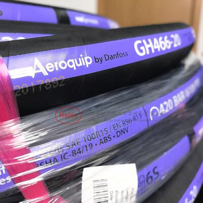Danfoss高压胶管 丹弗斯液压油管六层钢丝超高压Aeroquip橡胶软管