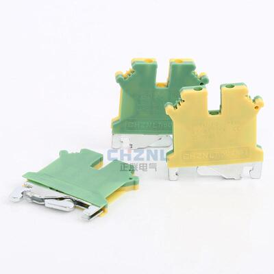 USLG3K导轨式排黄绿通接地USLKG3端子UK用接线端子UK3N