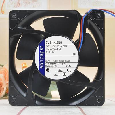 原装 德国 DV4114/2NH/2N 12038 24V 1.33A 大风量金属框散热风扇