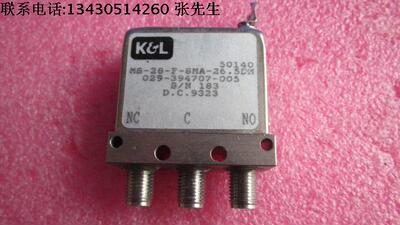 K&L MS-28-F-SMA-26.5DM 26.5GHz 200W SMA 28V 单刀双掷同轴开关