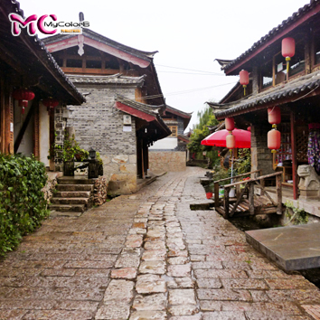 mycolor8 PS 婚纱 影楼摄影背景 古镇 街景 可喷绘素材大图14-330