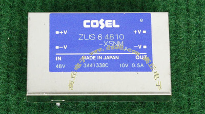 COSEL ZUS6 4810 10V 0.5A 电源模块 输入电压 36V-48V-60V-72V