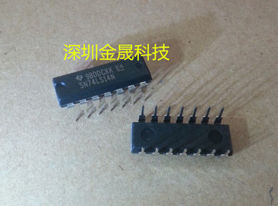 SN74LS14N 人气逻辑 栅极 门和反相器 集成电路 模拟混合信号芯片