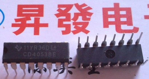 〖昇發电子〗全新直插 HCF4053BE CD4053BE三组二路模拟开关_虎窝淘