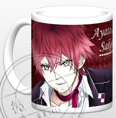 包邮DIABOLIK LOVERS/逆卷绫人Ayato/马克杯/变色水杯子/周边
