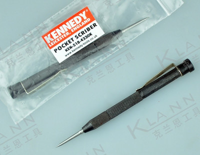 英国KENNEDY 口袋式划线针 KEN-518-4330K 克伦威尔钳工工具