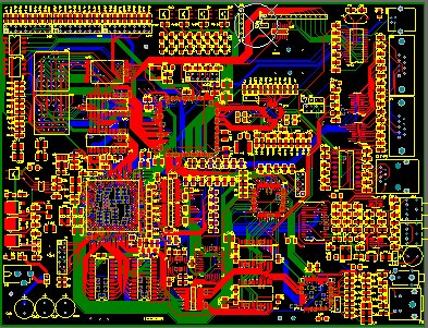 TMS320C6202B S3C4510B开发板原理图PCB六层 ARM+DSP开发 SAA7114