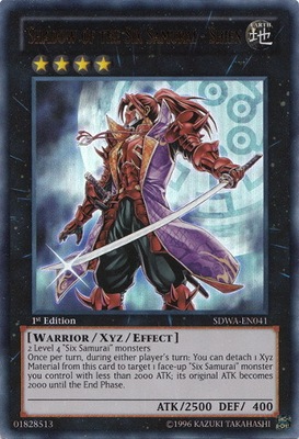 游戏王 美版 正版 - 六武众的影者 紫炎 Shadow/金闪/SDWA/1刷