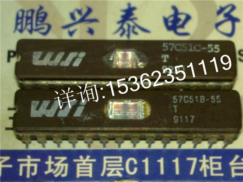 WSI57C51B-55T WSI57C51C-55T高速16K的×8进口双列直插DIP陶瓷_虎窝淘