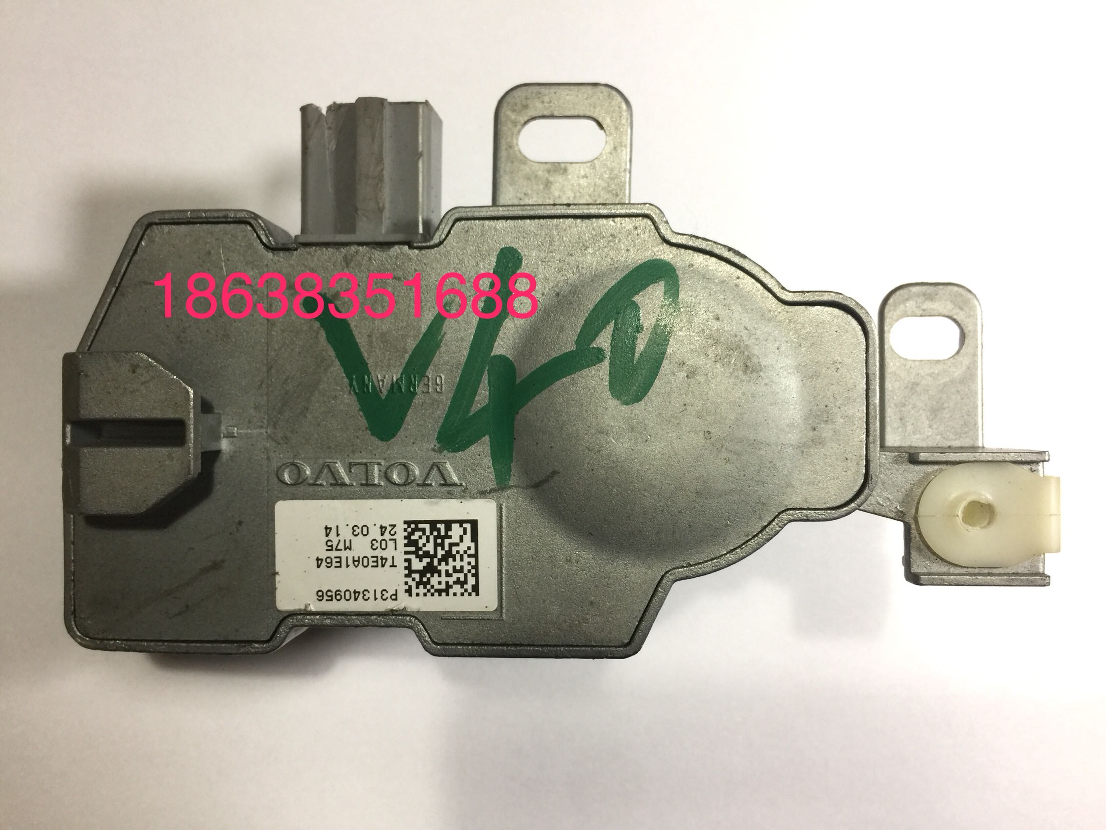 VOLVO沃尔沃S40S80XC90转向柱防盗电机模块零件号31340956