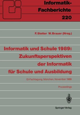 【预订】Informatik Und Schule 1989: Zukunfts...