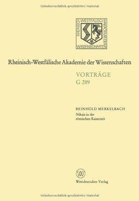 【预售】Nikaia in Der Romischen Kaiserzeit: 307. Sitzu...