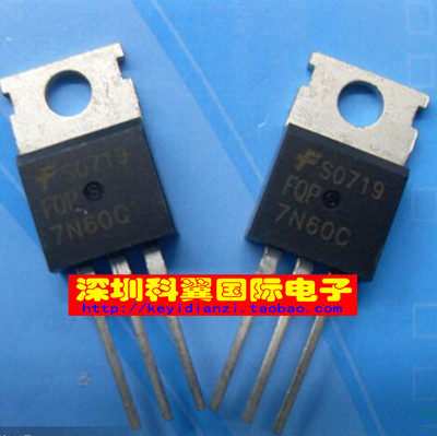 全新原装 7N60C  FQP7N60C全新MOS场效应管7A/600V  TO-220
