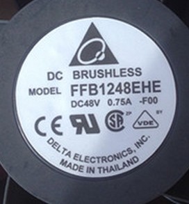 原装DELTA台达 FFB1248EHE-F00 3线测速功能暴力风扇 DC48V0.75A