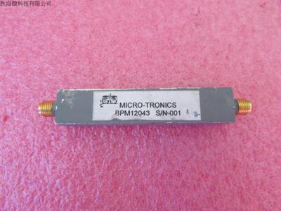 MICRO-TRONICS进口 BPM12043 20-80MHz射频微波同轴带通滤波器