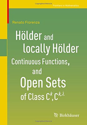 【预订】Hölder and locally Hölder Continuous...