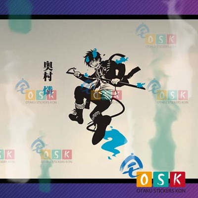 奥村燐 墙贴 俱利伽罗 青之驱魔师 动漫 COS展会背景墙贴 痛车贴