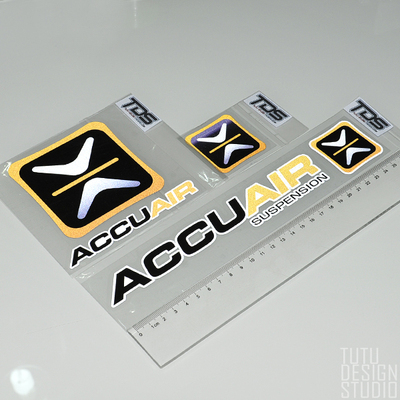 改装气动避震贴纸TUTUART防水