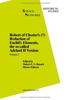 【预售】Robert of Chester S Redaction of Euclid S Elem...