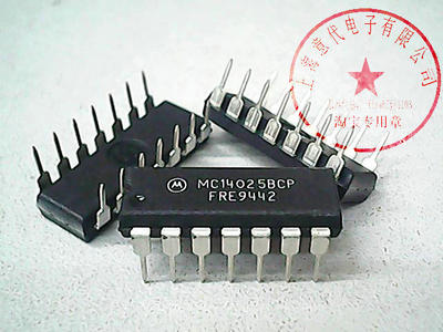 MC14025BCP   MOT   CD4025BE【原装】赛格市场G332室实体店 现货