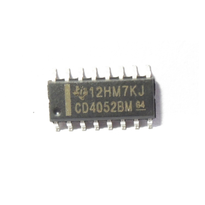 贴片 CD4052BM SOP-16 CD/HEF/HCF4052 二独立通道4路多路 复用